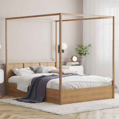Olsen Gas Lift Canopy Bed Frame